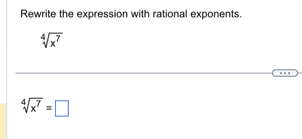 Solved Rewrite the expression with rational | Chegg.com