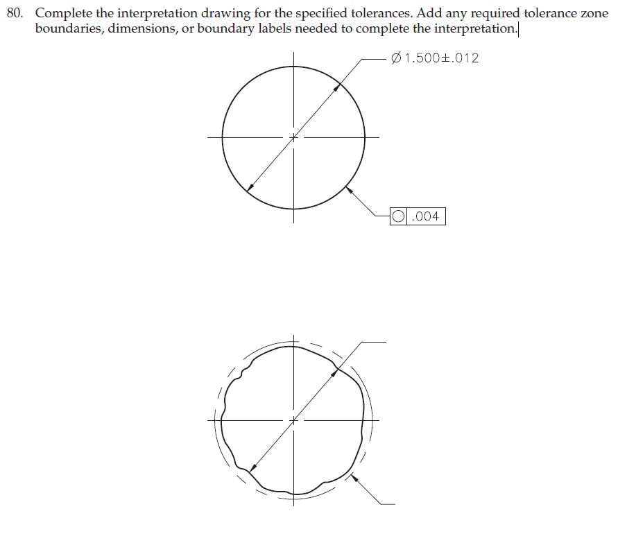 Solved Complete the interpretation drawing for the specified | Chegg.com