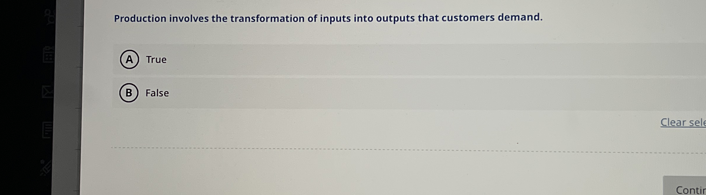 Solved Production involves the transformation of inputs into | Chegg.com