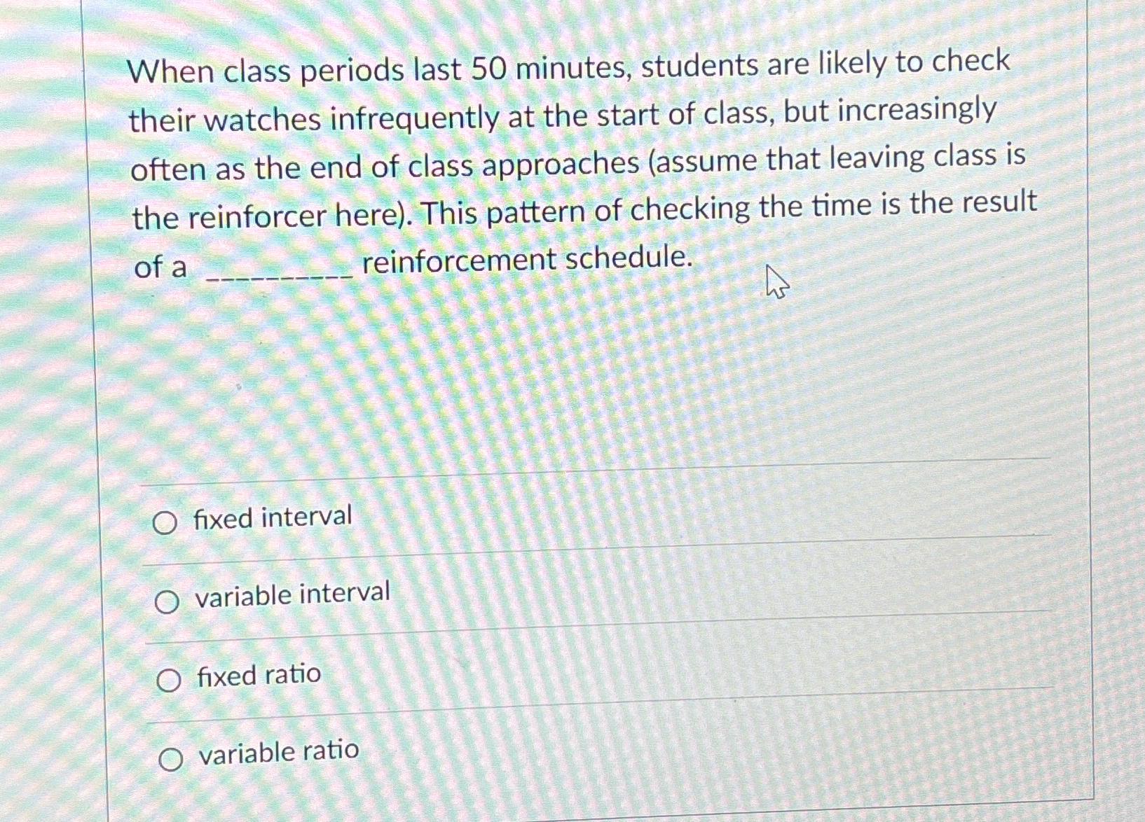 Solved When class periods last 50 ﻿minutes, students are | Chegg.com