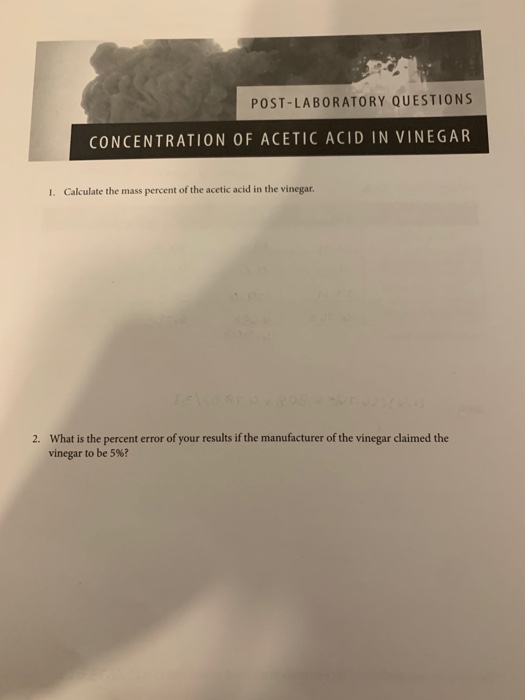 Solved NAME INSTRUCTOR: DATE: SECTION/GROUP: LABORATORY DATA | Chegg.com