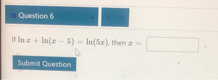 Solved If lnx+ln(x−5)=ln(5x), then x=The city of Anville is | Chegg.com