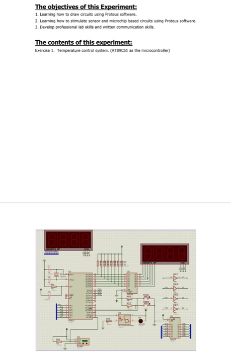 The objectives of this Experiment: 1. Learning how to | Chegg.com