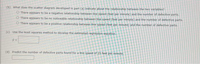 Solved \begin{tabular}{|c|c|} \hline Line Speed & Number | Chegg.com