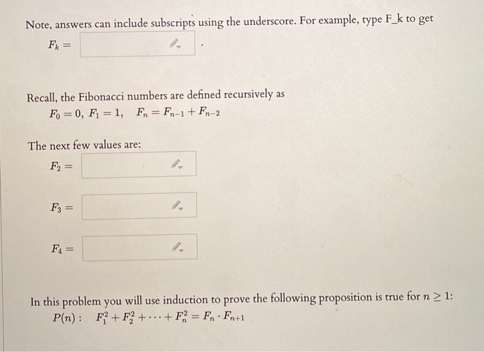 Solved Note, answers can include subscripts using the | Chegg.com