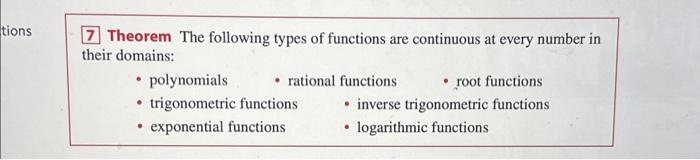 Solved 4 Theorem If f and g are continuous at a and c is a | Chegg.com
