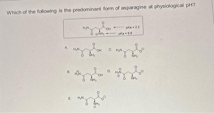 Solved Which of the following is the predominant form of | Chegg.com
