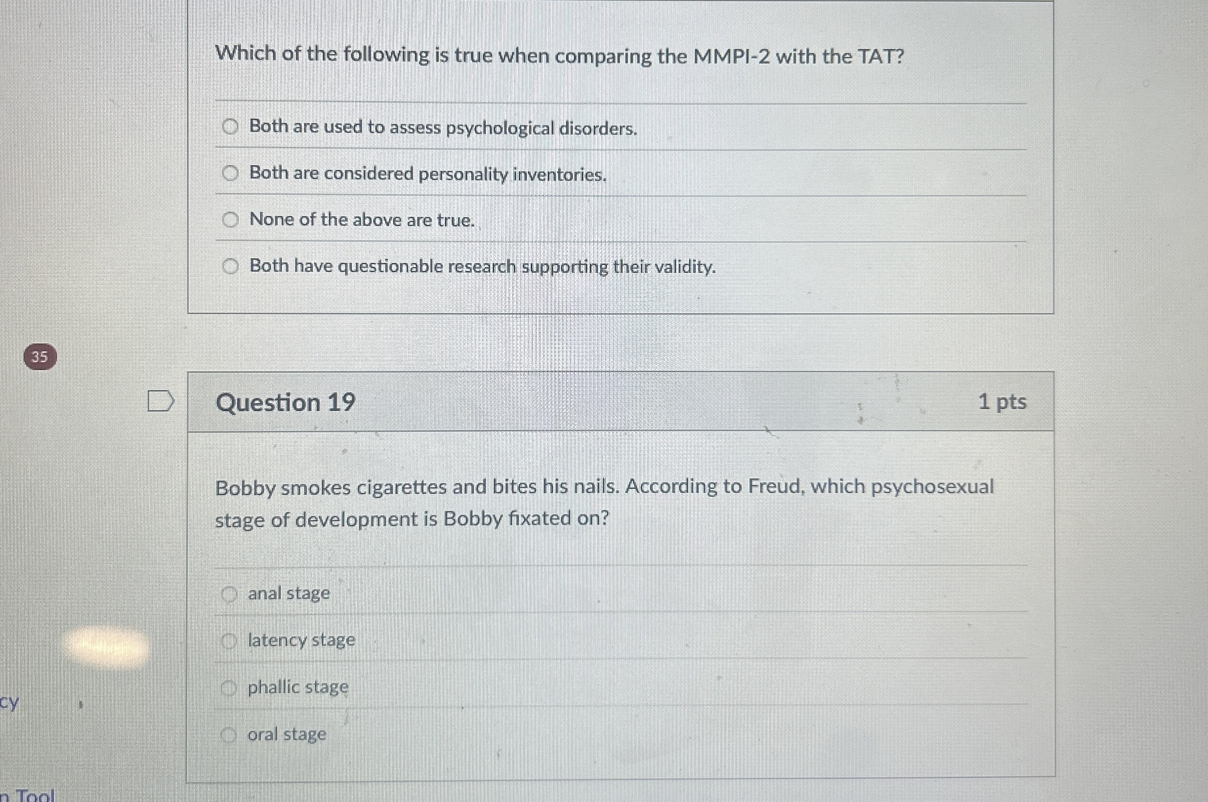 Solved Which of the following is true when comparing the | Chegg.com