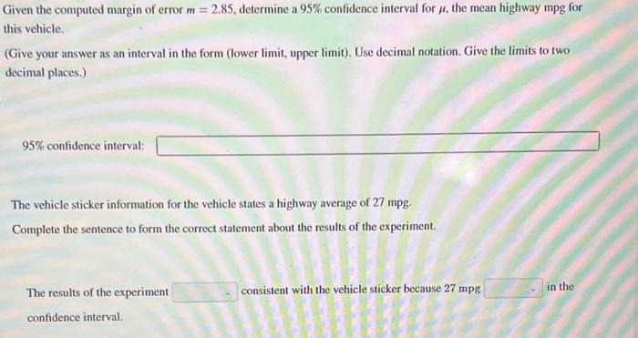 Solved Computers in some vehicles calculate various | Chegg.com