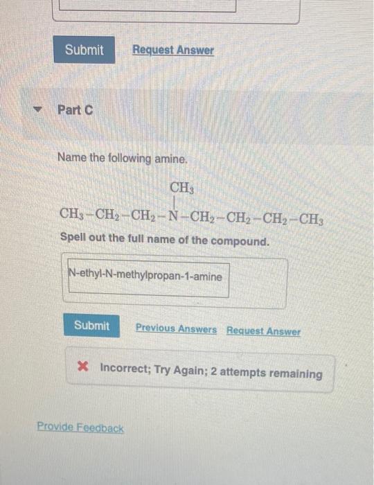 Solved Question 23 Part A Name the following ether. CH3 - | Chegg.com