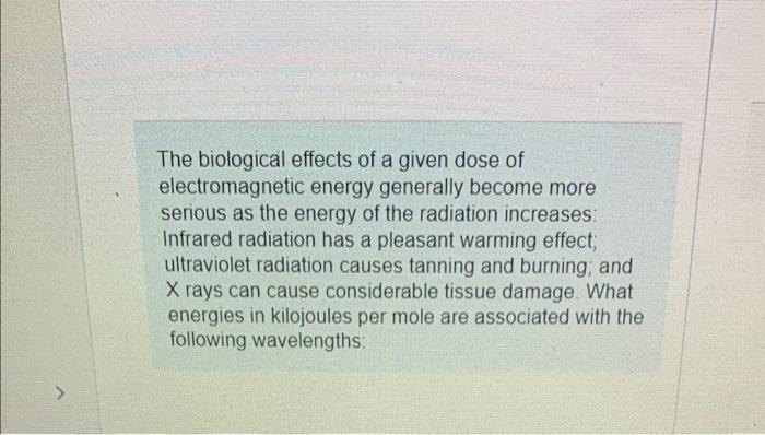 Solved infrared radiation with λ=1.50×10−6 m ? and What with | Chegg.com