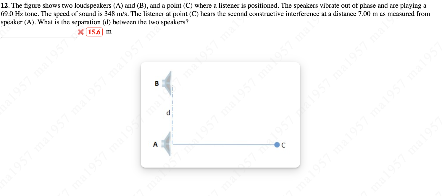 Solved . ﻿The figure shows two loudspeakers (A) ﻿and (B), | Chegg.com