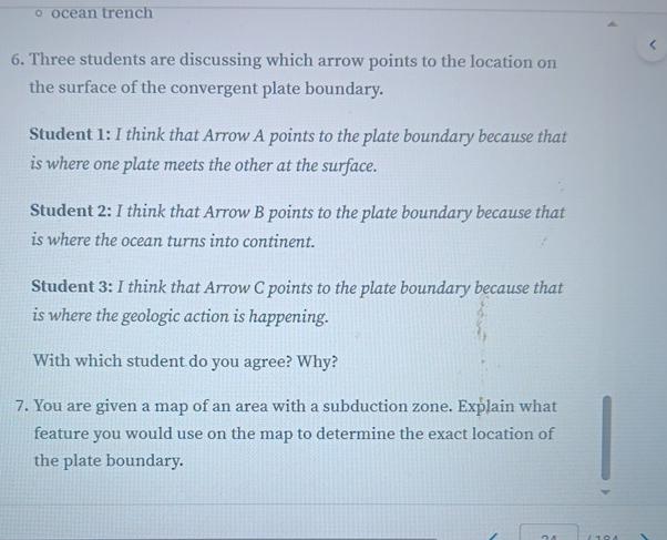 Solved Part 3: Analysis of Plate Boundary LocationsThe cross | Chegg.com