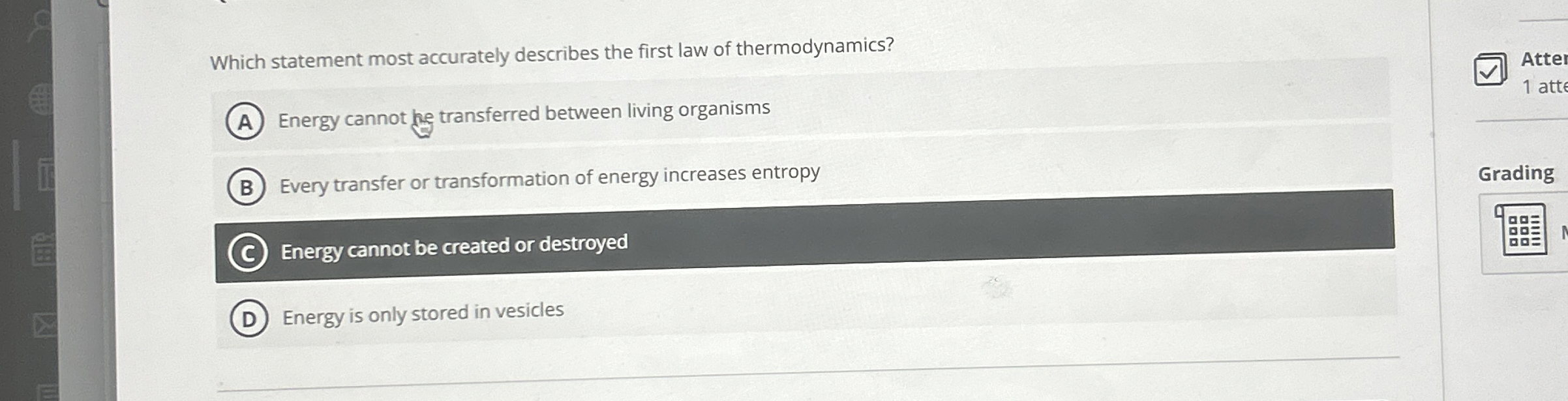 Solved Which statement most accurately describes the first | Chegg.com