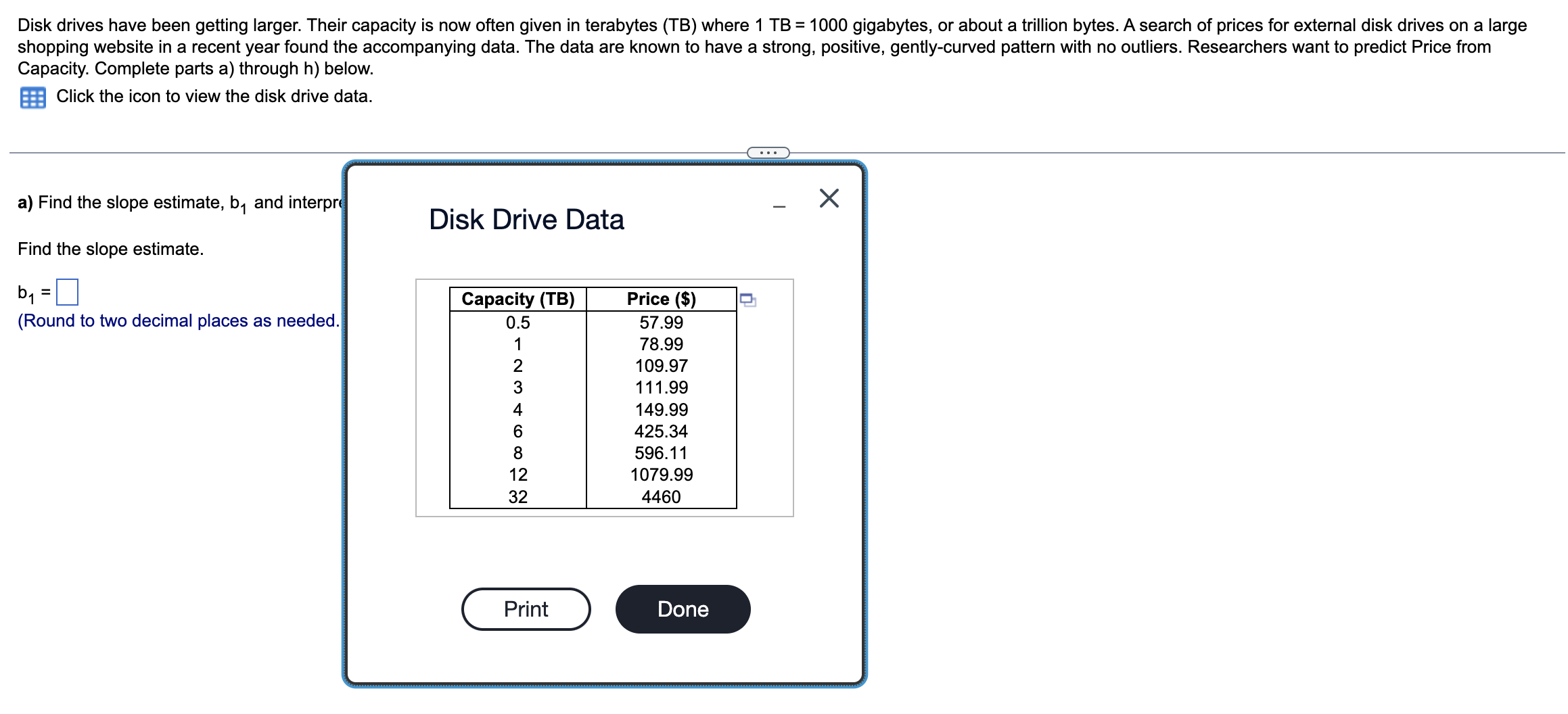 Solved Capacity. Complete parts a) ﻿through h) ﻿below.Click | Chegg.com