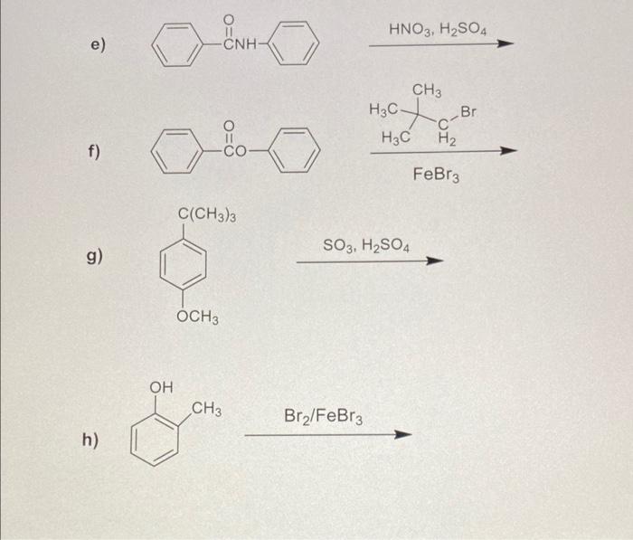 Solved (a) CH3 Hy/Pd NO2 (c) KMnO4 H20 ? (d) CI CH3CH2CH2C1 | Chegg.com