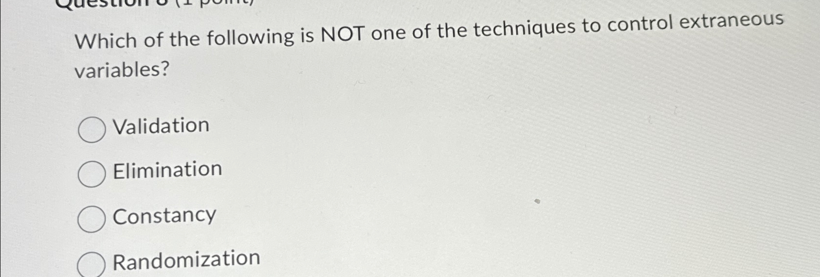 Solved Which of the following is NOT one of the techniques | Chegg.com