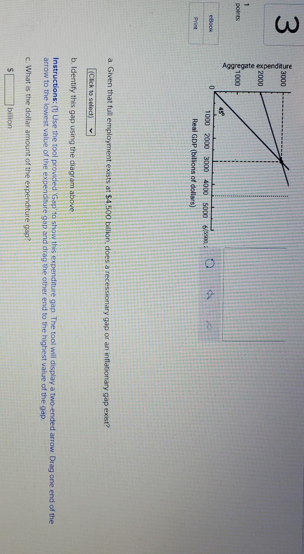 Solved 3 Using the aggregate expenditures model, answer the | Chegg.com