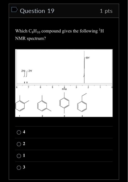 Solved Which C9H10O compound gives the following 1H NMR | Chegg.com
