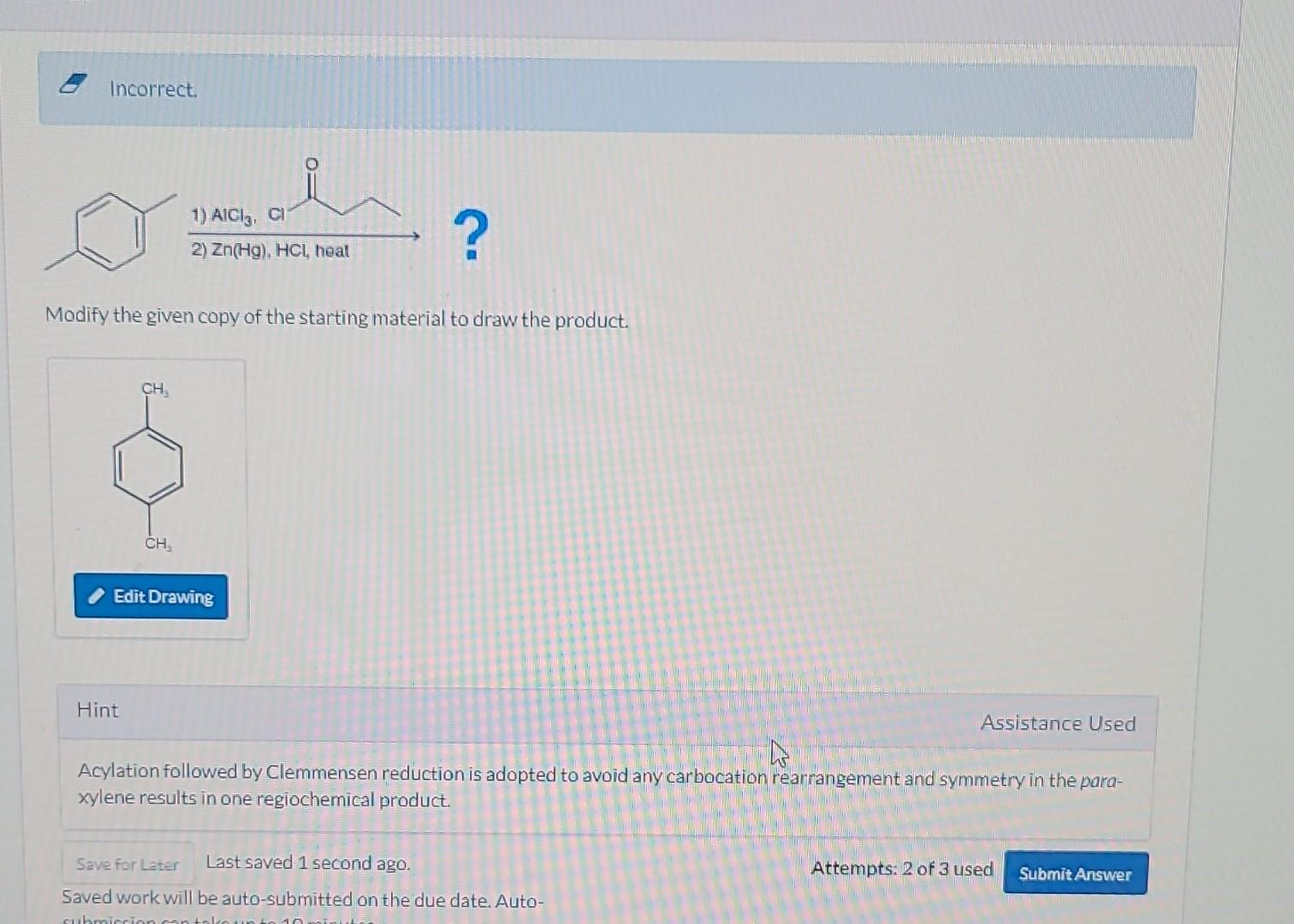 Solved Incorrect. Modify the given copy of the starting | Chegg.com
