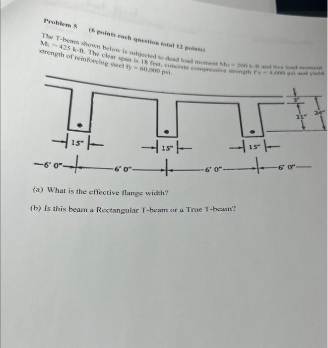 Solved Problem 5 (6 points each question total 12 points) | Chegg.com Solved Problem 5 (6 points each question total 12 points) | Chegg.com