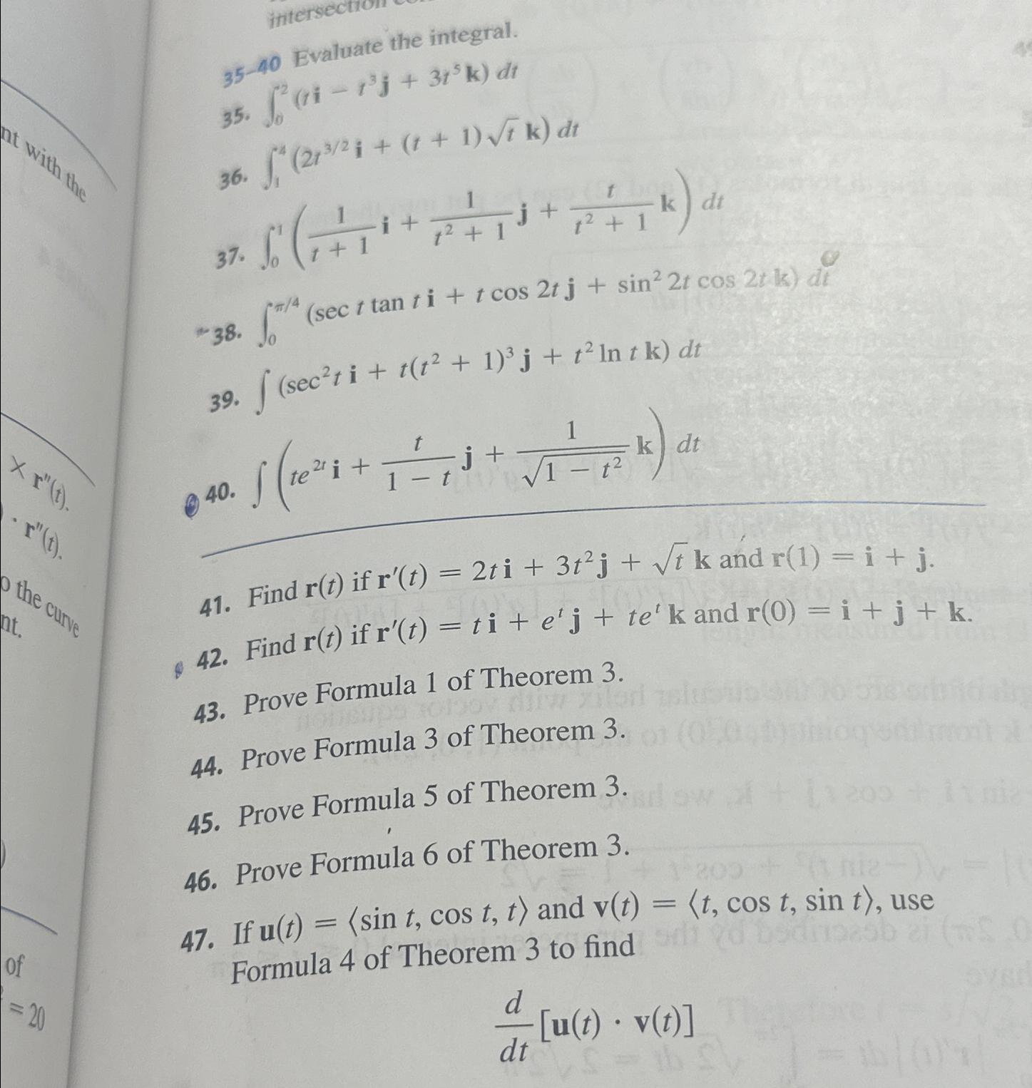 Solved NEED HELP WITH 4235-40 ﻿Evaluate the integral.42. | Chegg.com