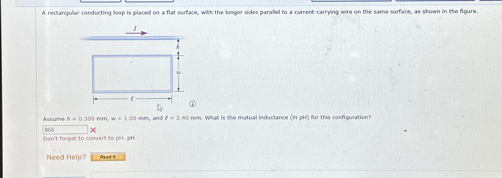 Solved A rectangular conducting loop is placed on a flat | Chegg.com