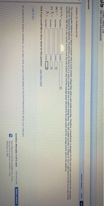 Solved US Stem Announcements ignment PRINTER VERSION 4 BACK | Chegg.com