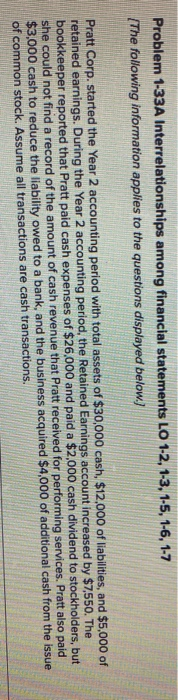 Solved SA Exercise 1-14A Missing information for determining | Chegg.com