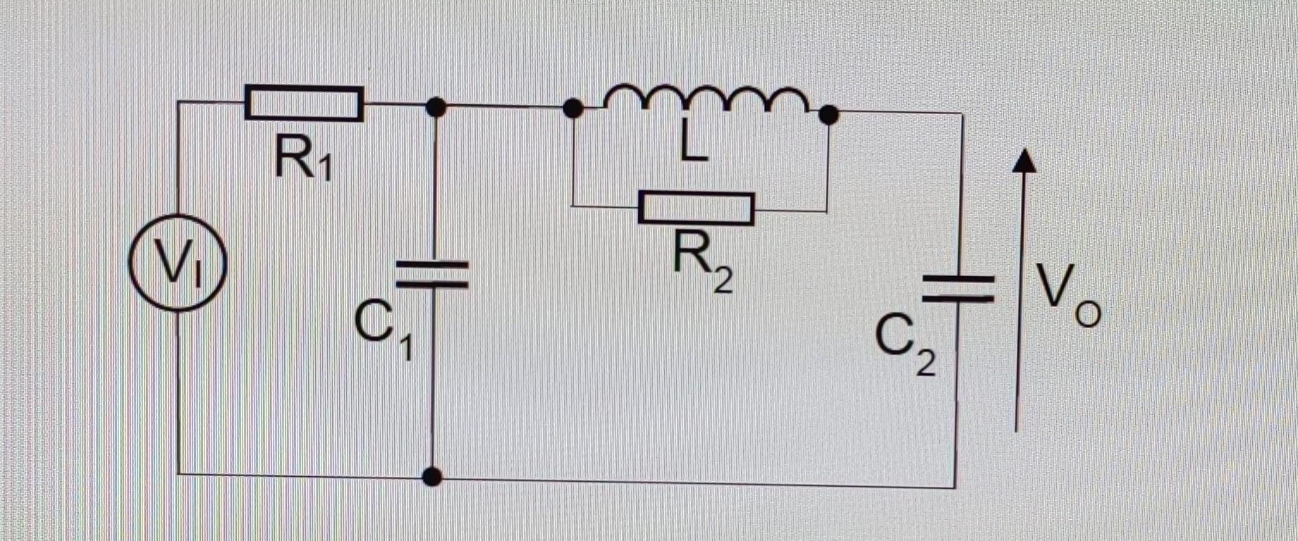 Solved Determine the transfer function of this circuit. | Chegg.com