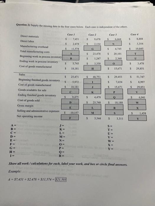 Solved FALL 2022 BUS2102 Chapter 2 Funwork Please Box or | Chegg.com