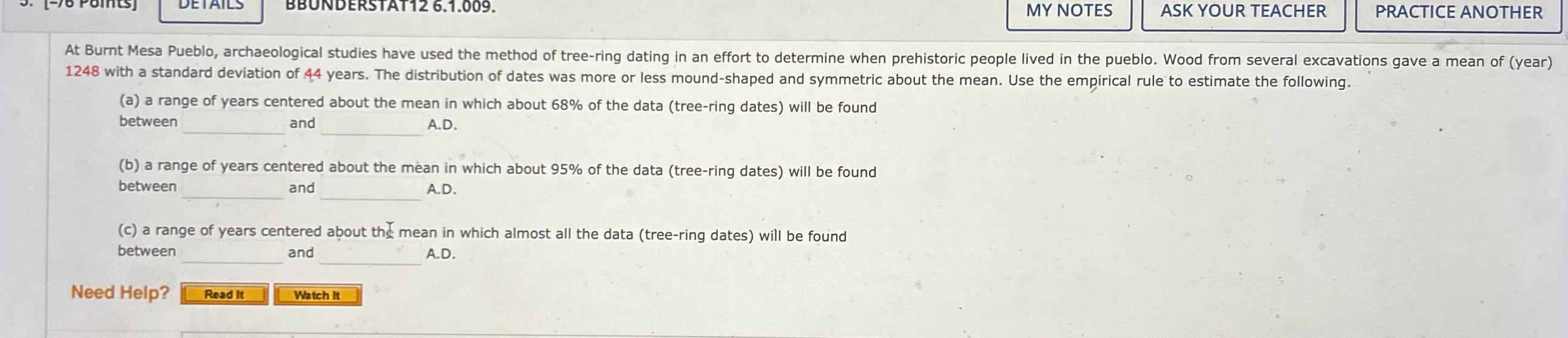 Solved PRACTICE ANOTHER1248 ﻿with a standard deviation of 44 | Chegg.com