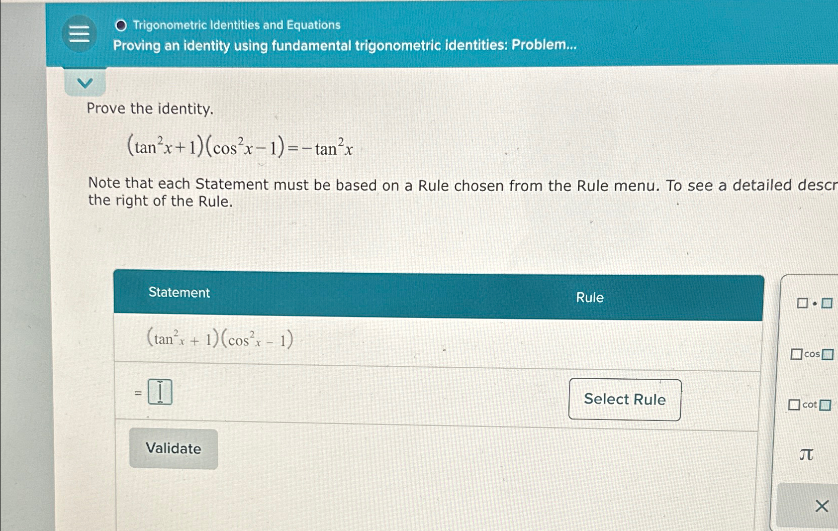 Solved Trigonometric Identities and EquationsProving an | Chegg.com