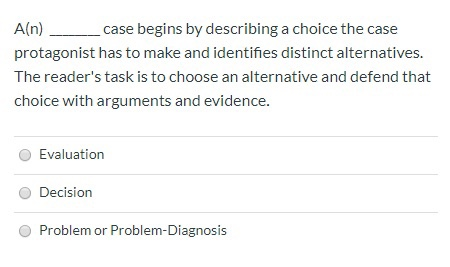 Solved What is the basic challenge of a case analysis? All | Chegg.com