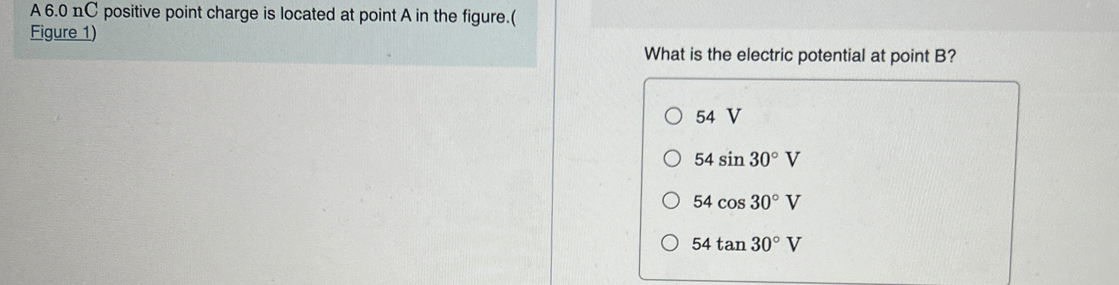 A 6.0nC ﻿positive point charge is located at point A | Chegg.com