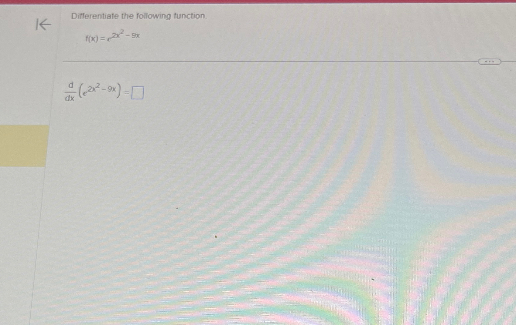 Solved Differentiate the following | Chegg.com