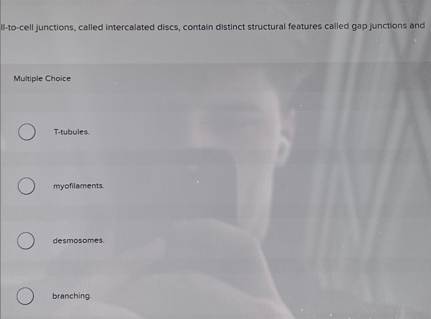 Solved II-to-cell junctions, called intercalated discs, | Chegg.com