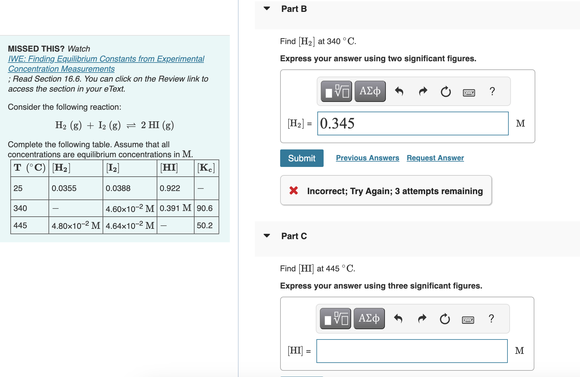 Solved Part BMISSED THIS? WatchIWE: Finding Equilibrium | Chegg.com