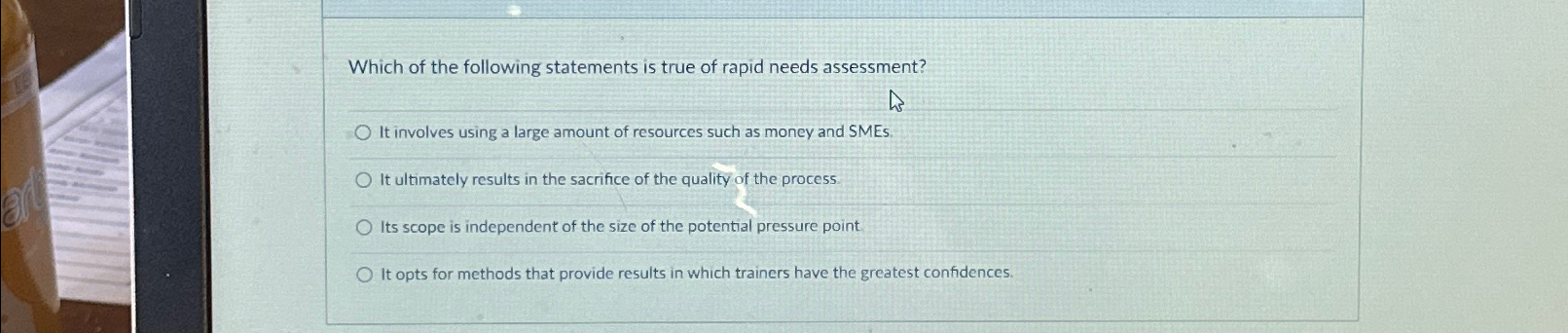 Solved Which of the following statements is true of rapid | Chegg.com