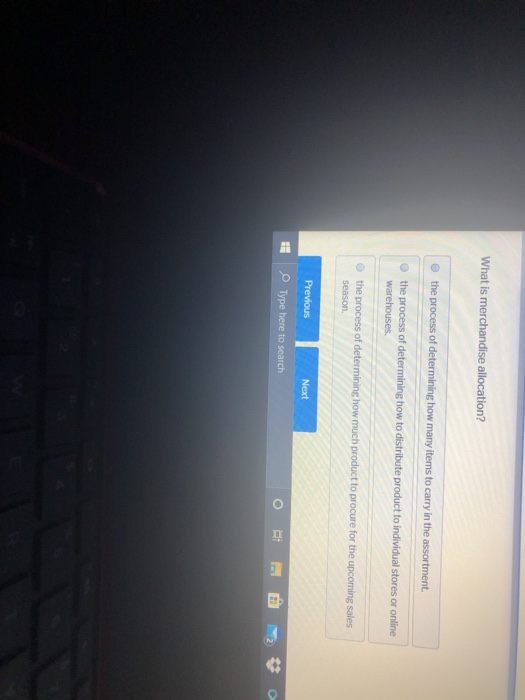 Solved Merchandise management includes the following | Chegg.com