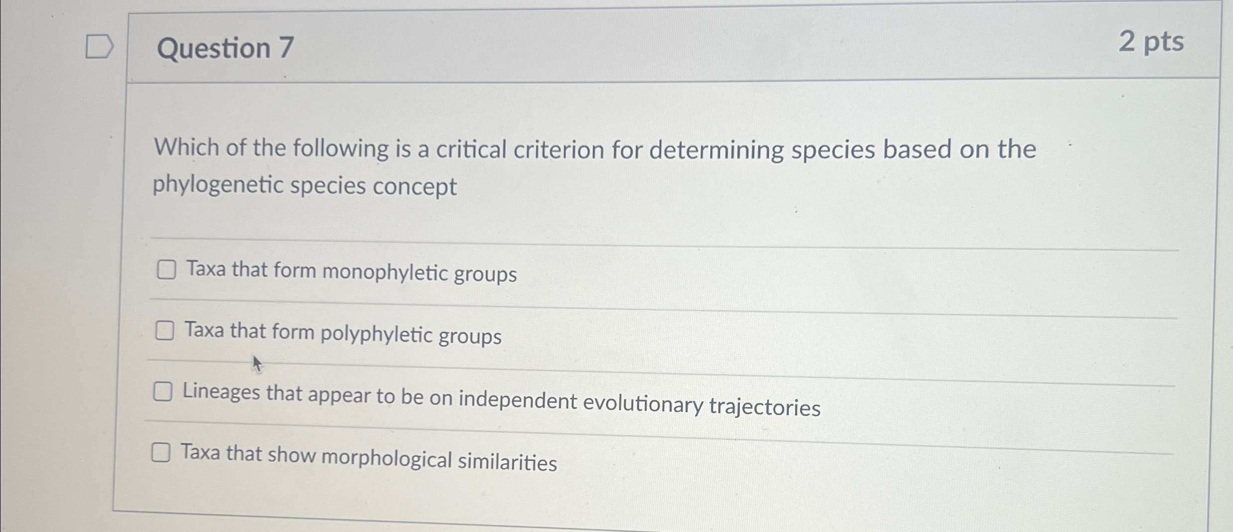 Solved Question 72 ﻿ptsWhich of the following is a critical | Chegg.com