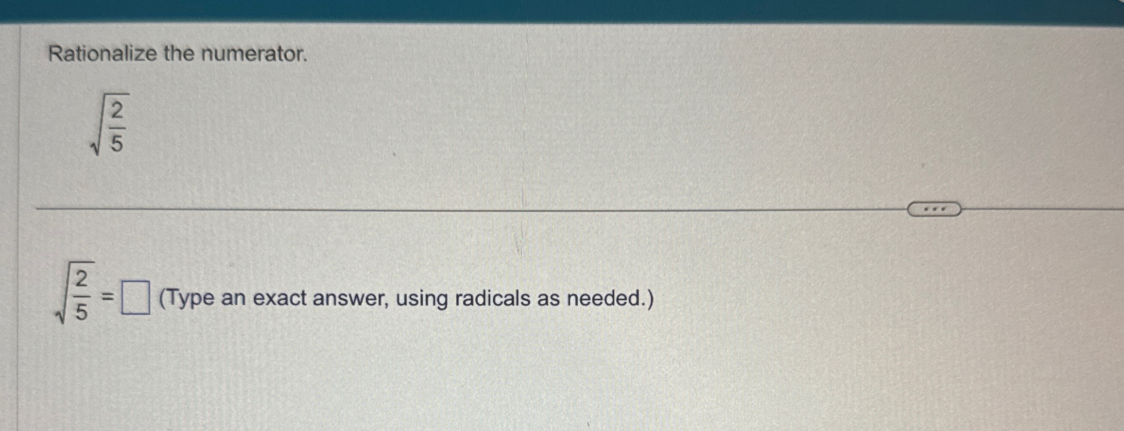 Solved Rationalize the numerator.252252= (Type an exact | Chegg.com