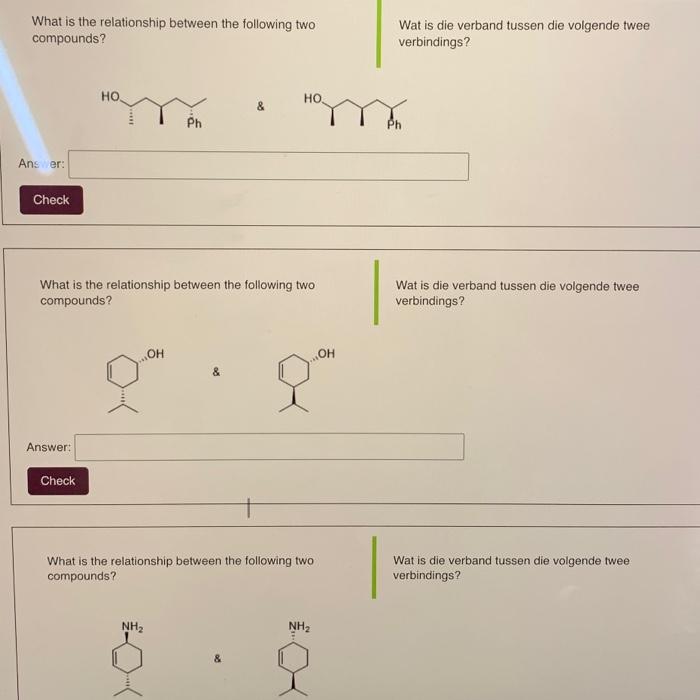 Solved What is the relationship between the following two | Chegg.com