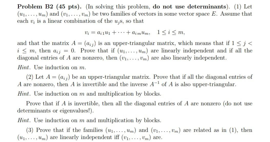 Solved Problem B2(45pts). (In solving this problem, do not | Chegg.com