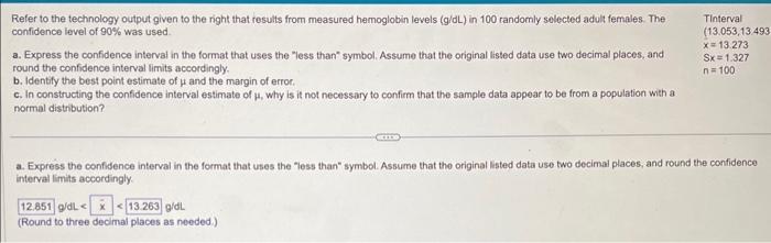 Solved Refer to the technology output given to the right | Chegg.com