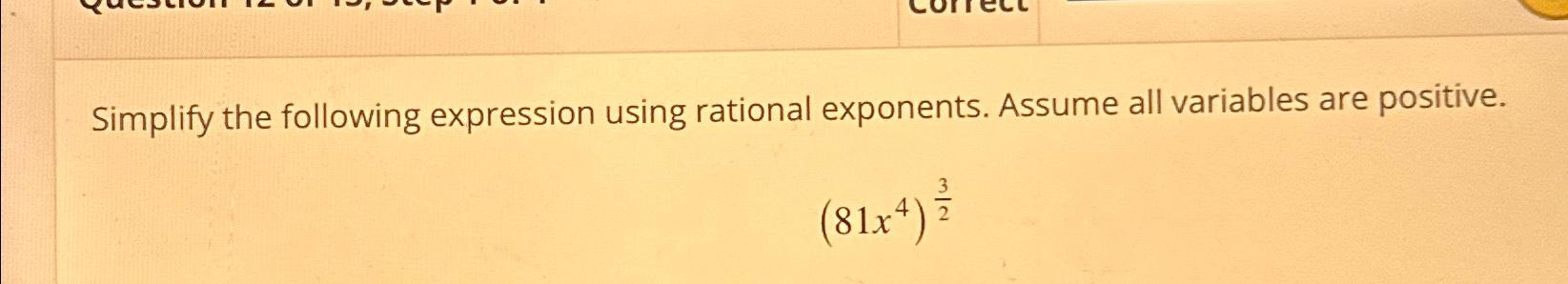 Solved Simplify the following expression using rational | Chegg.com