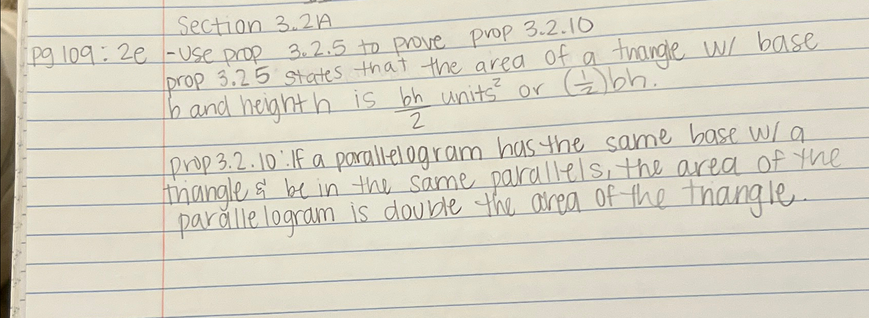 Solved Section 3.2Apg 109:2e -use prop 3.2 .5 ﻿to prove prop | Chegg.com