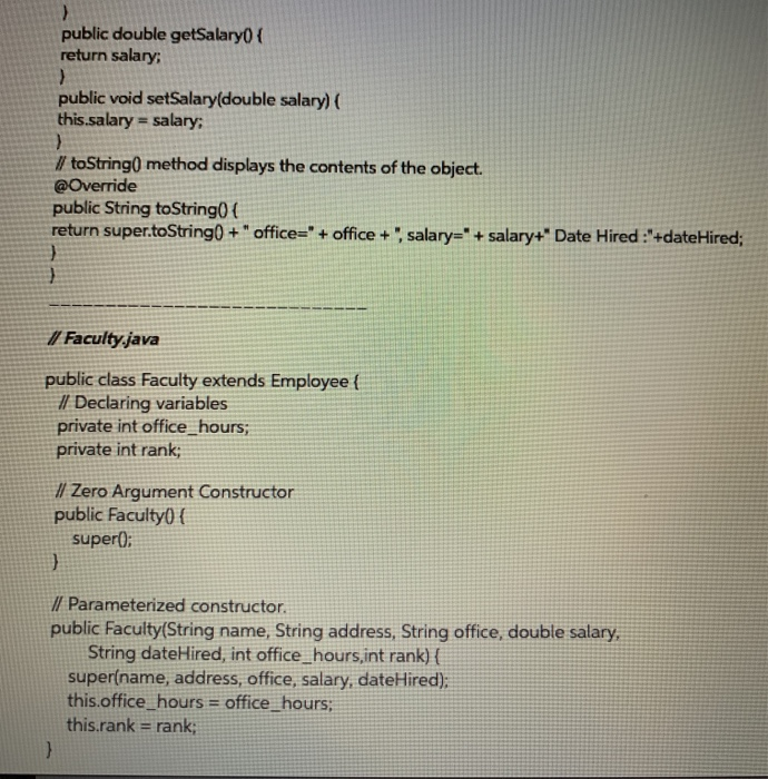 Solved 1. Inheritance - Abstract Classes and Polymorphism | Chegg.com