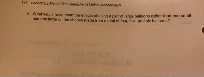 Solved Name Section Date EXPERIMENT QUESTIONS VSEPR and | Chegg.com