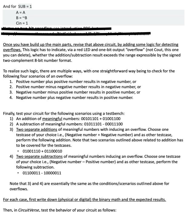 Solved In CircuitVerse, first create a new circuit, and call | Chegg.com